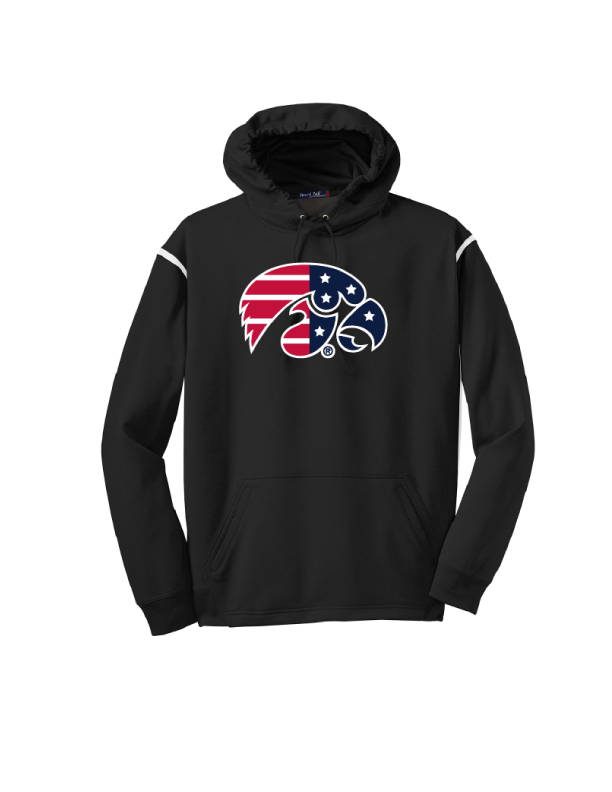 Patriotic Tigerhawk Hood - BLACK