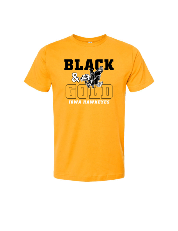 BLACK & GOLD Tee - Gold